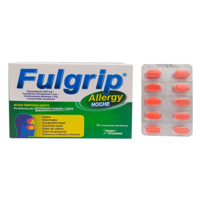 Fulgrip Allergy Noche Comprimido Recubierto - Mifarma