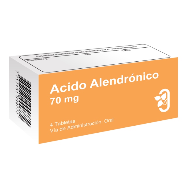 Ácido alendrónico 70mg Tableta - Mifarma