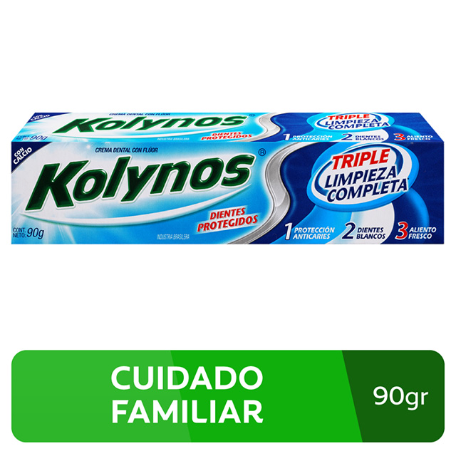 Crema Dental Kolynos Triple Limpieza 90 G - Mifarma