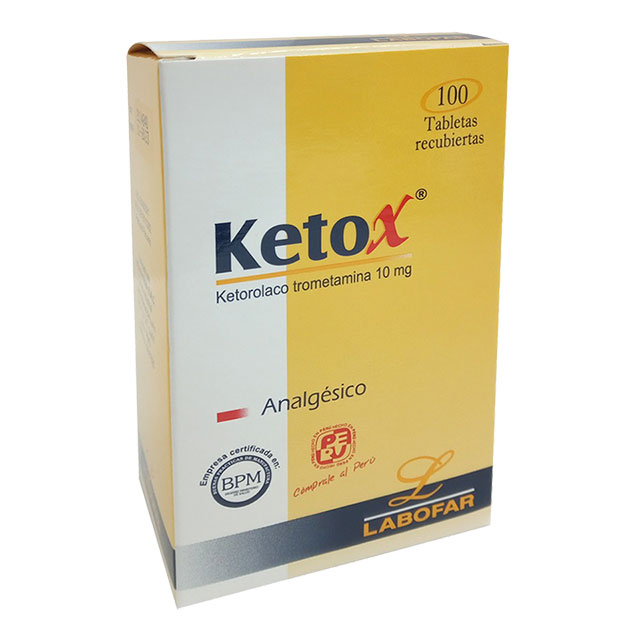 Ketox 10mg Tableta Recubierta - Mifarma