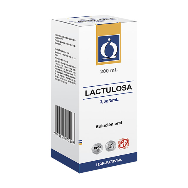 Lactulosa IQ 3.3g/5ml Solución Oral - Mifarma
