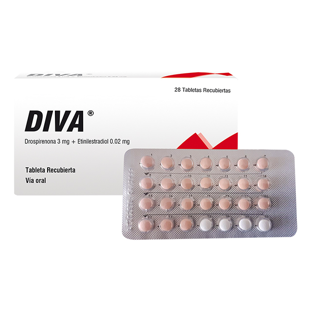 Diva 3-0.02mg Tableta Recubierta - Mifarma