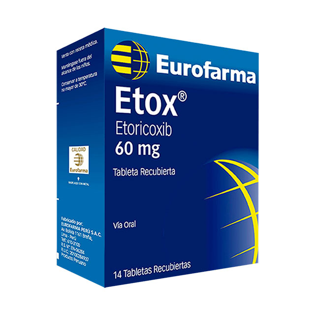 Etox 60mg Tableta Recubierta - Mifarma