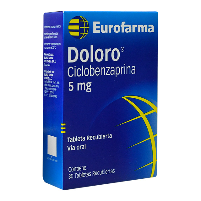 Doloro 5mg Tableta Recubierta - Mifarma