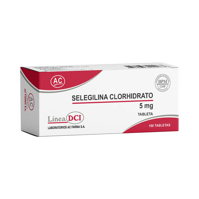 Selegilina Clorhidrato ACF 5mg Tableta - Mifarma