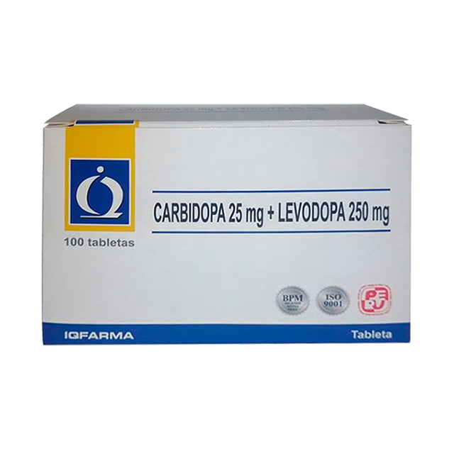 Carbidopa Levodopa 25|250mg Tableta - Mifarma