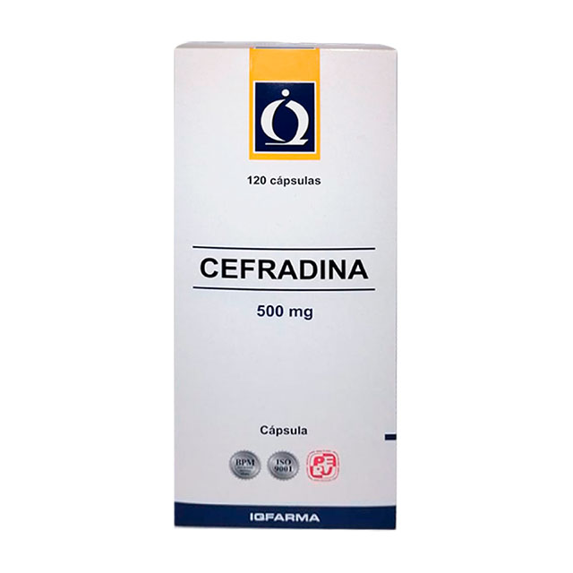 Cefradina IQ 500mg Cápsula - Mifarma