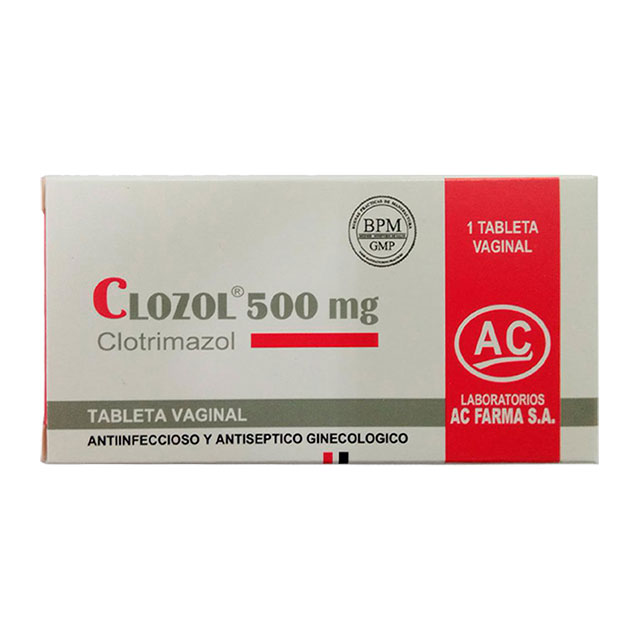 Clozol 500mg Tableta Vaginal - Mifarma