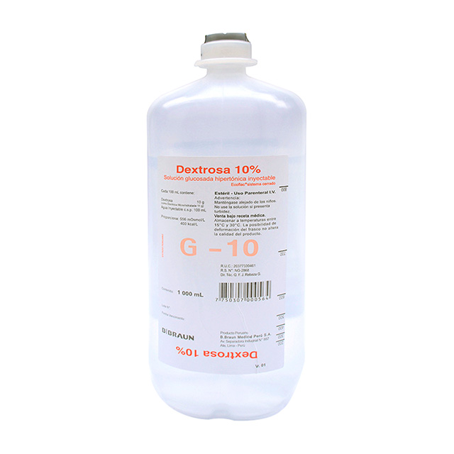 Dextrosa Braun 10% Solución Perfusión - Mifarma