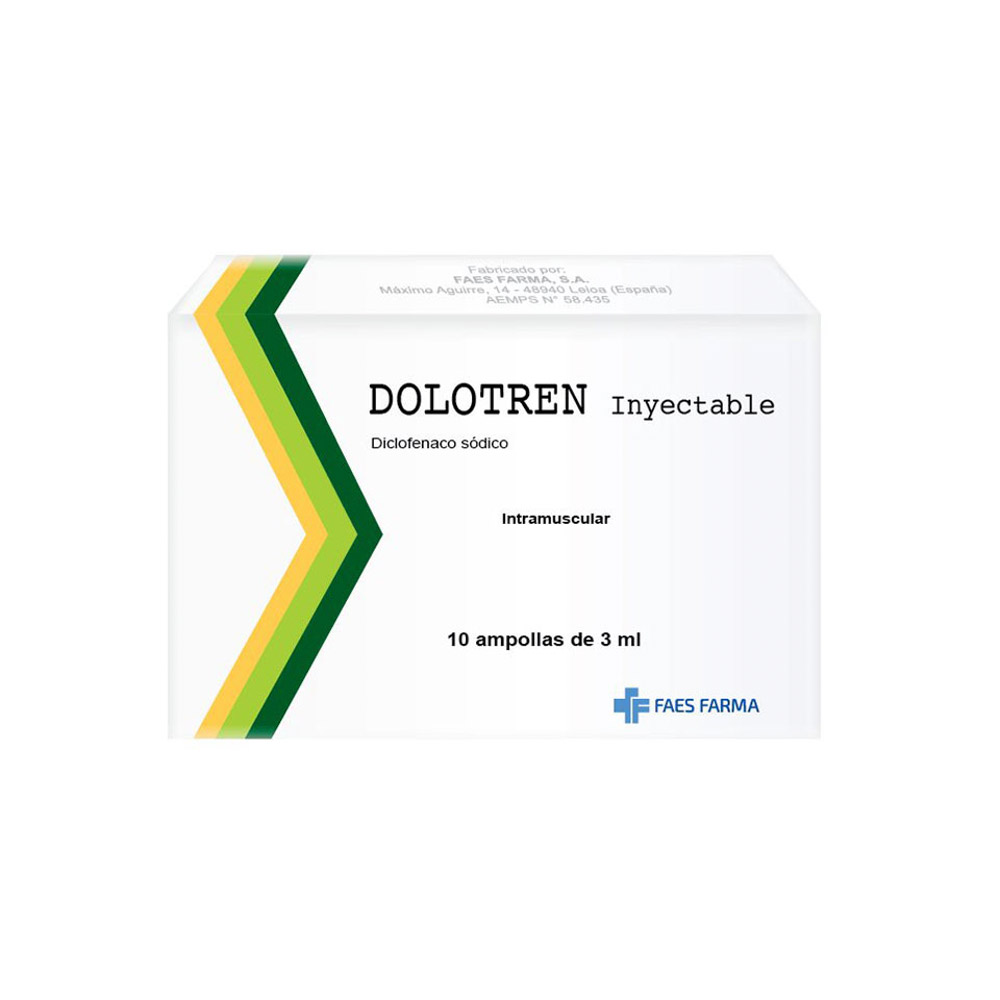 Dolotren 75mg/3ml Solución Inyectable | Inkafarma