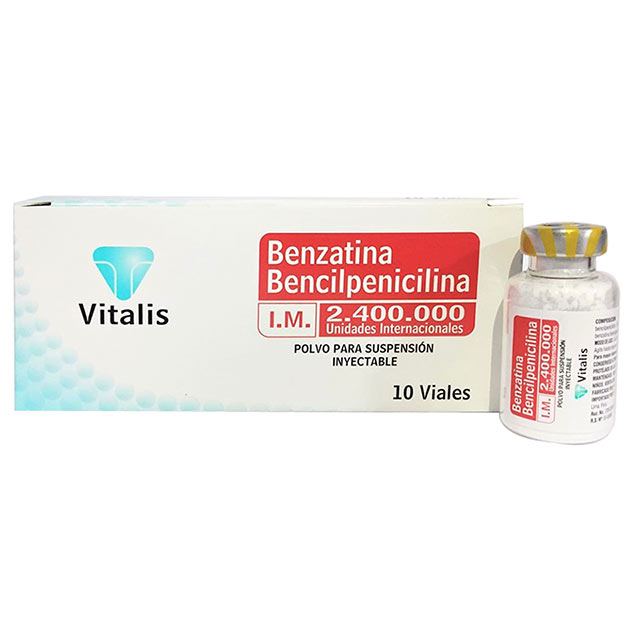Benzatina Bencilpenicilina 2400 000 UI Inyectable - Mifarma