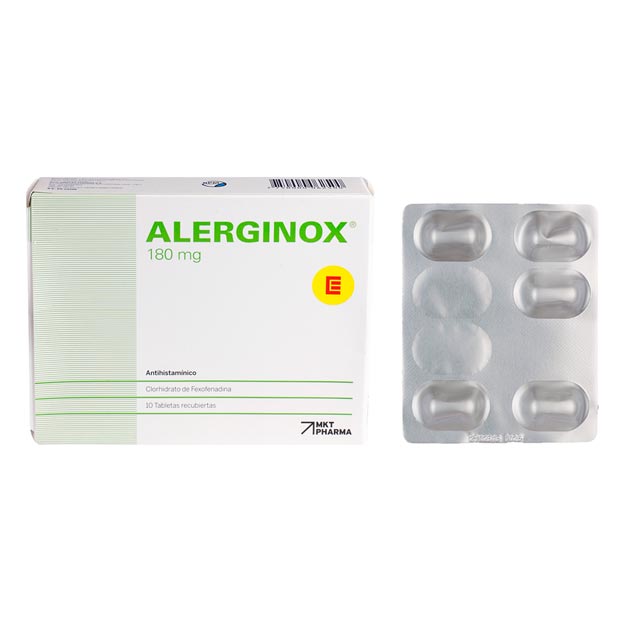 Alerginox-E 180mg Tableta Recubierta - Mifarma