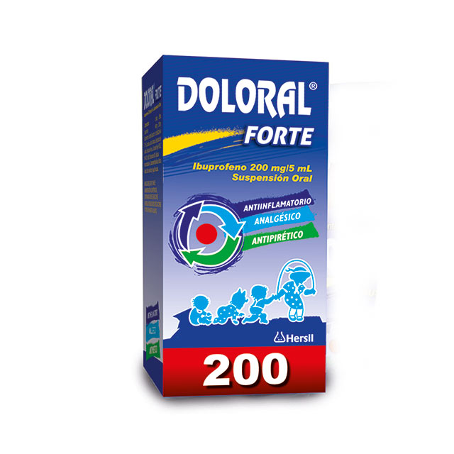 Doloral Forte 200 mg/ 5 mL Suspensión Oral - Mifarma