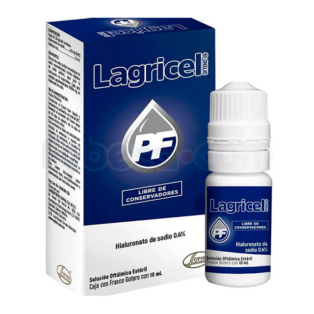 Lagricel Ofteno Solución Oftálmica - Mifarma