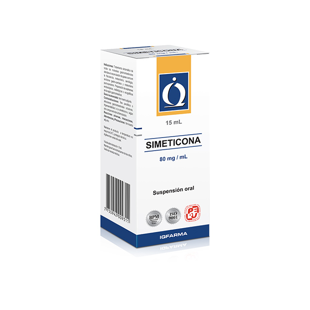 Simeticona 80 mg/mL Suspensión Oral - Mifarma