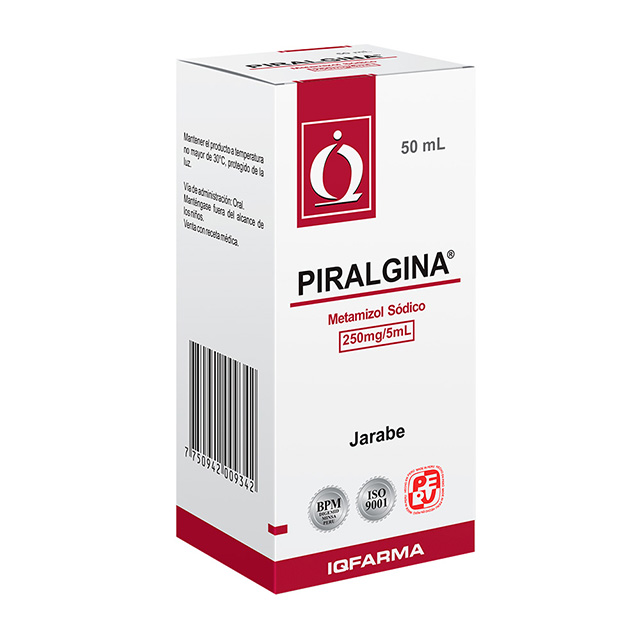 Piralgina 250mg/5mL Jarabe - Mifarma