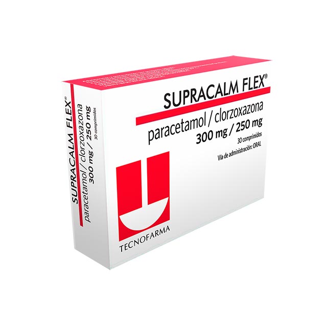 Supracalm flex 300mg+250mg Comprimido - Mifarma