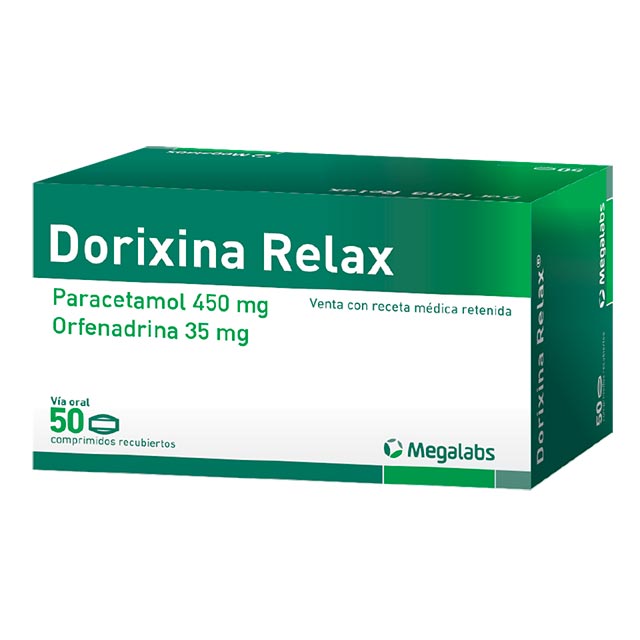 Dorixina Relax 450mg+35mg Comprimido - Mifarma