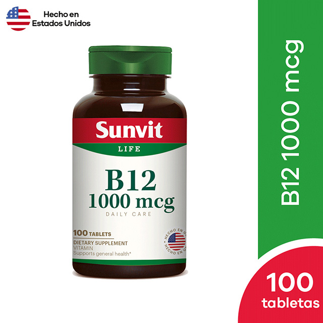 Sunvit B-12 1000mcg Tableta - Mifarma