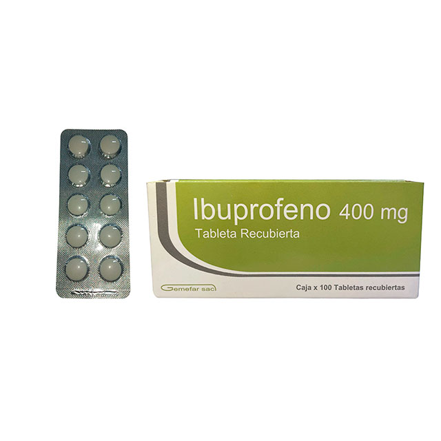 Ibuprofeno 400mg Tableta recubierta - Mifarma
