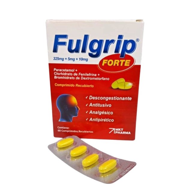 Fulgrip Forte 325mg + 5mg + 10mg Comprimido - Mifarma