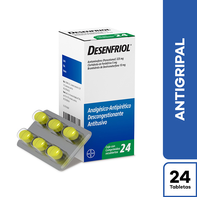 Desenfriol Comprimido recubierto - Mifarma