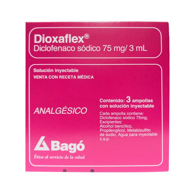 Dioxaflex 75mg/3mL Solución inyectable - Mifarma