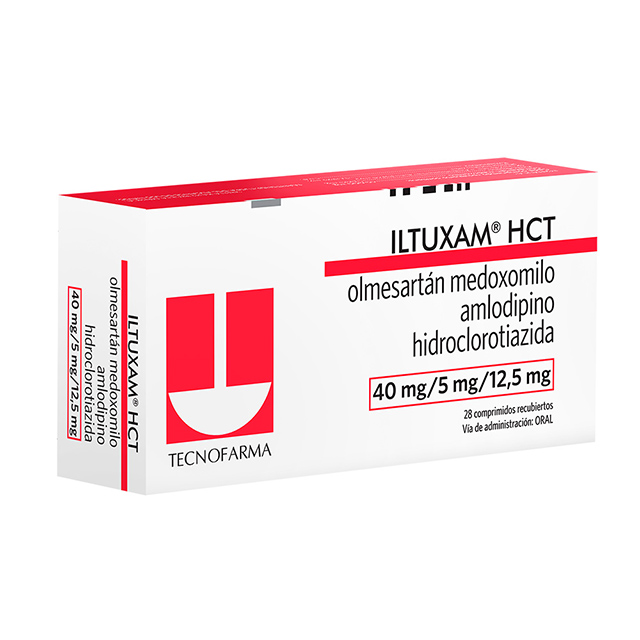 Iltuxam HCT 40mg+5mg+12.5mg Comprimido - Mifarma