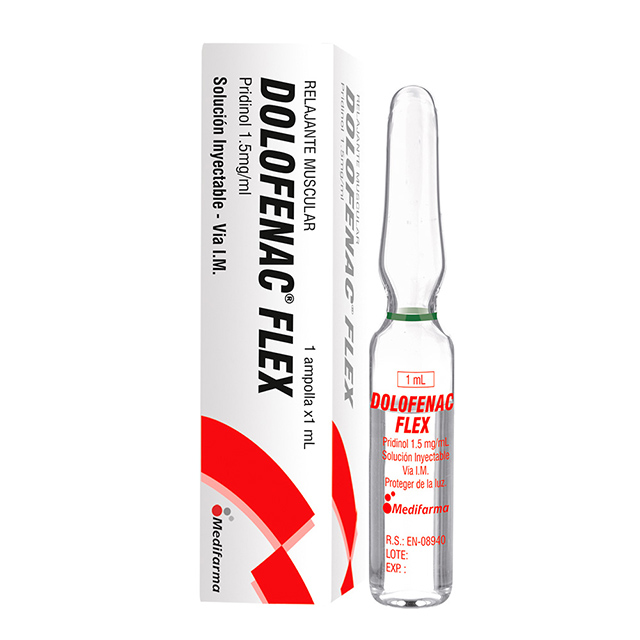 Dolofenac Flex 1.5mg/mL Inyectable - Mifarma