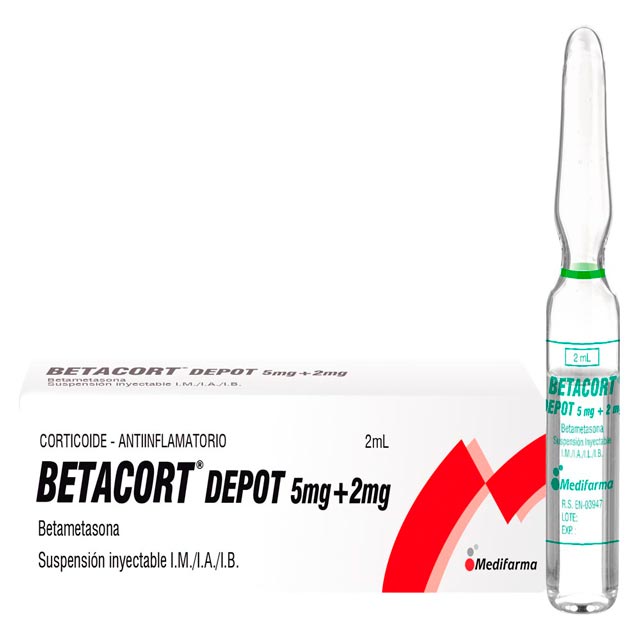 Betacort Depot 5mg+2mg Suspensión inyectable - Mifarma