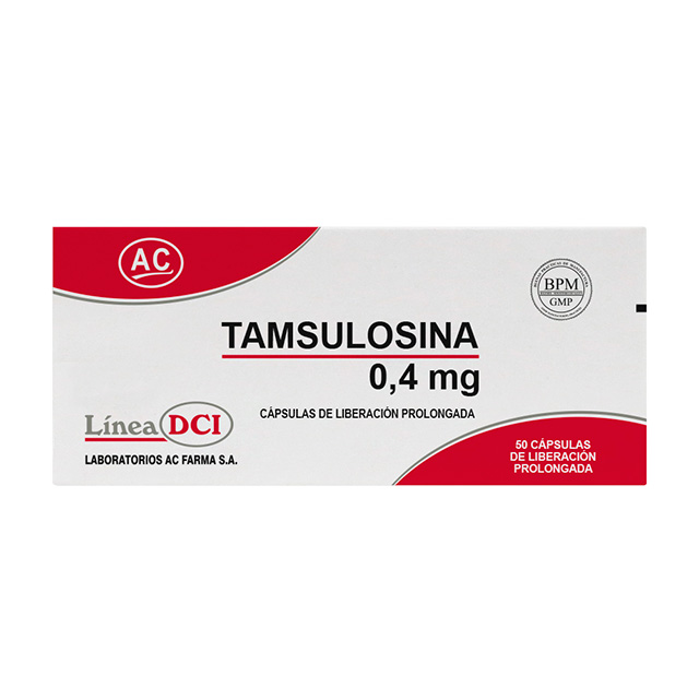 Tamsulosina 0.4 mg Cápsula liberación prolongada - Mifarma