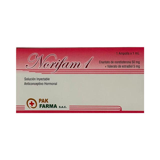 Norifam 1 50mg + 5mg Solución Inyectable - Mifarma