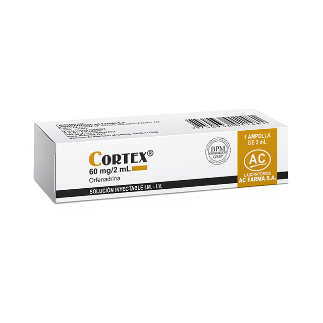 Cortex 60 mg / 2 ml Solución Inyectable - Mifarma