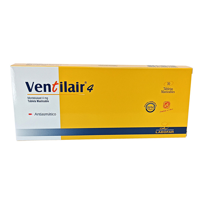 Ventilair 4mg Tableta Masticable - Mifarma
