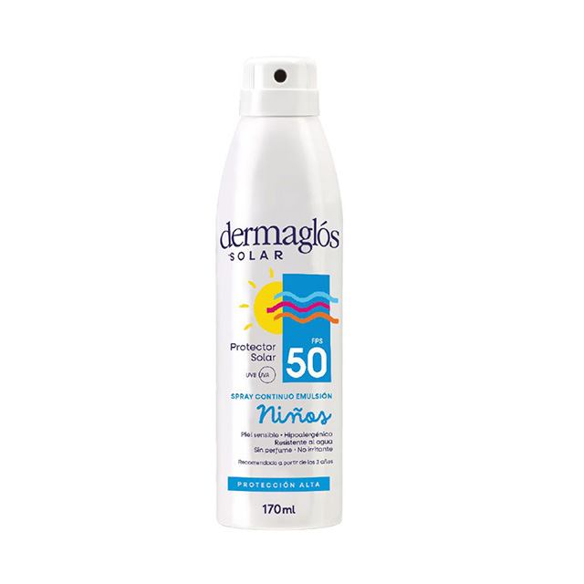 Protector Solar Spray Dermaglós para Niños FPS 50 - Mifarma