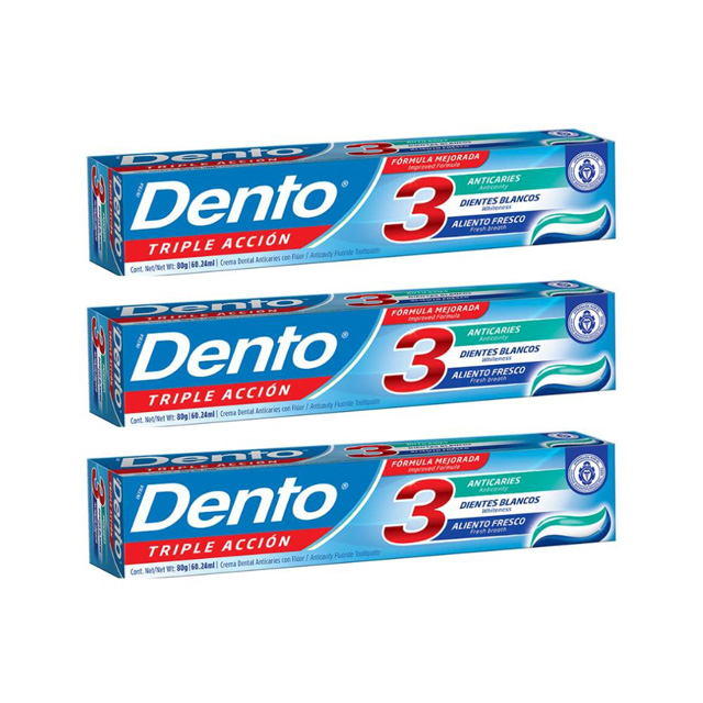 Crema Dental Dento Triple Acción - Mifarma