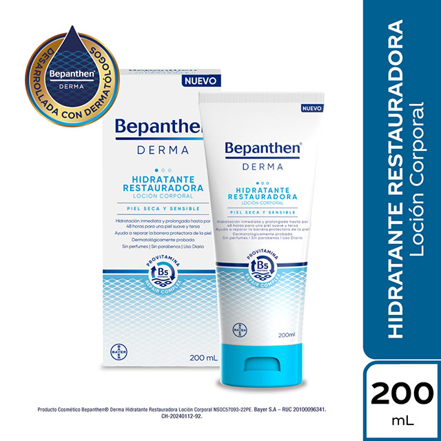 Loción Corporal Bepanthen Restauradora 200ML - Mifarma