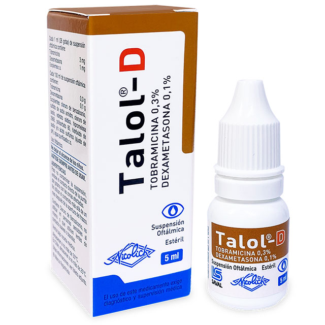 Talol-D 0,3% + 0,1% Suspensión Oftálmica - Mifarma