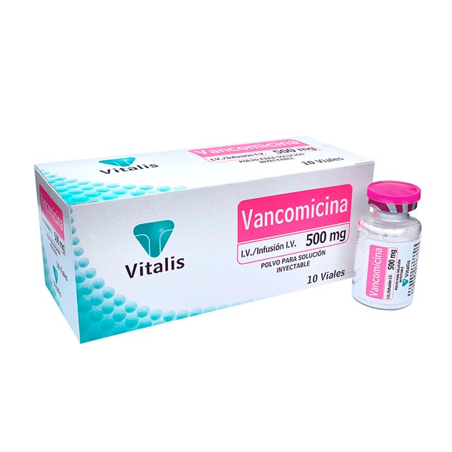 Vancomicina 500mg Polvo Solución Inyectable - Mifarma