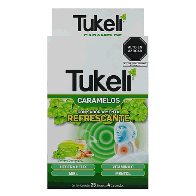 Caramelos con Sabor a Menta Tukeli Hedera Helix - Mifarma