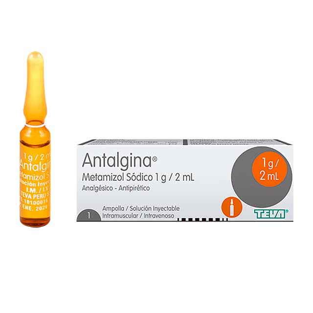 Antalgina 1g/2ml Solución inyectable - Mifarma