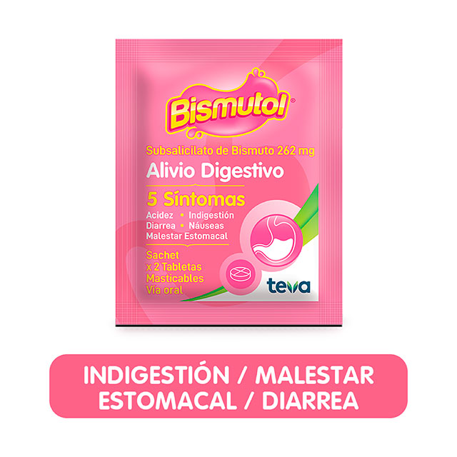 Bismutol 262 Mg Tableta Masticable - Mifarma