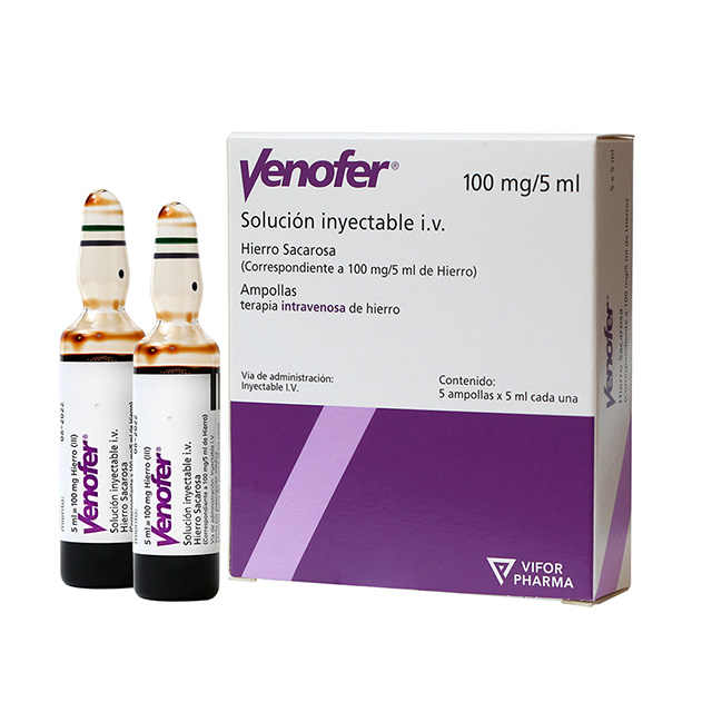 Venofer 100mg/5ml Solución Inyectable 5 UN - Mifarma