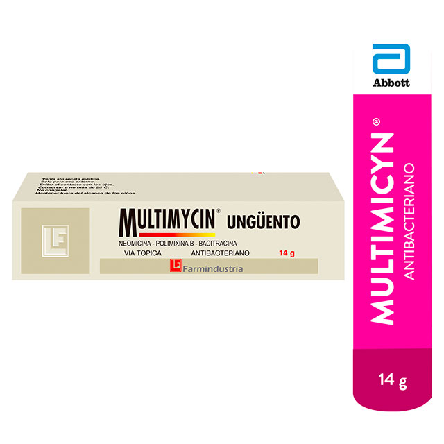 Multimycin Ungüento Vía Tópica Tubo 14 G - Mifarma