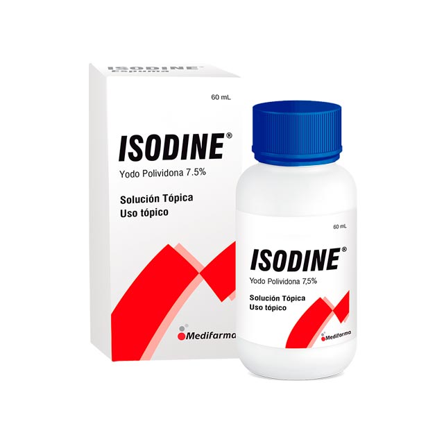 Isodine Solución Espuma 7.5% 60 ML - Mifarma