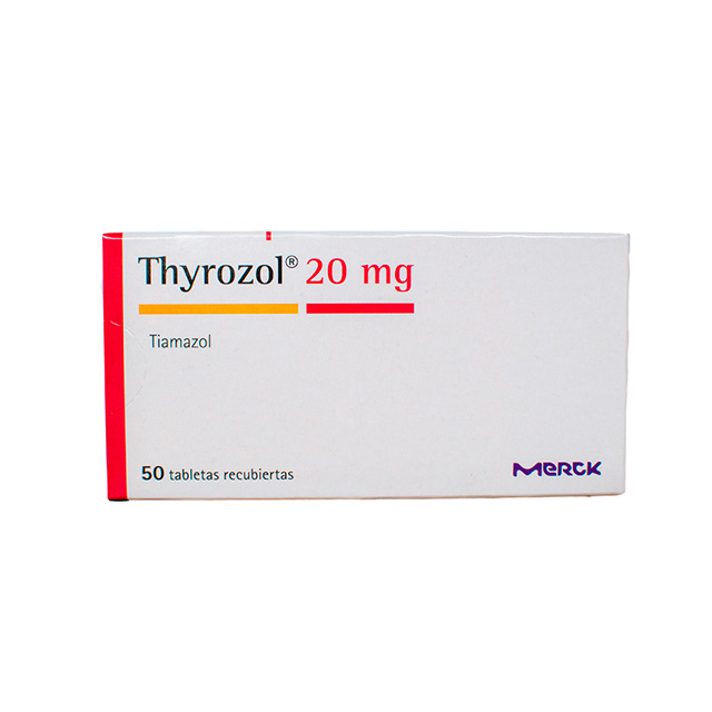 Thyrozol 20 Mg Tabletas Recubiertas Caja 50 UN - Mifarma