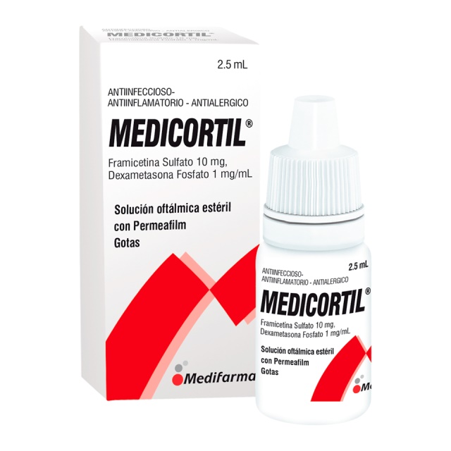 Medicortil 10 mg - 1 mg/ml Solución oftálmica - Mifarma