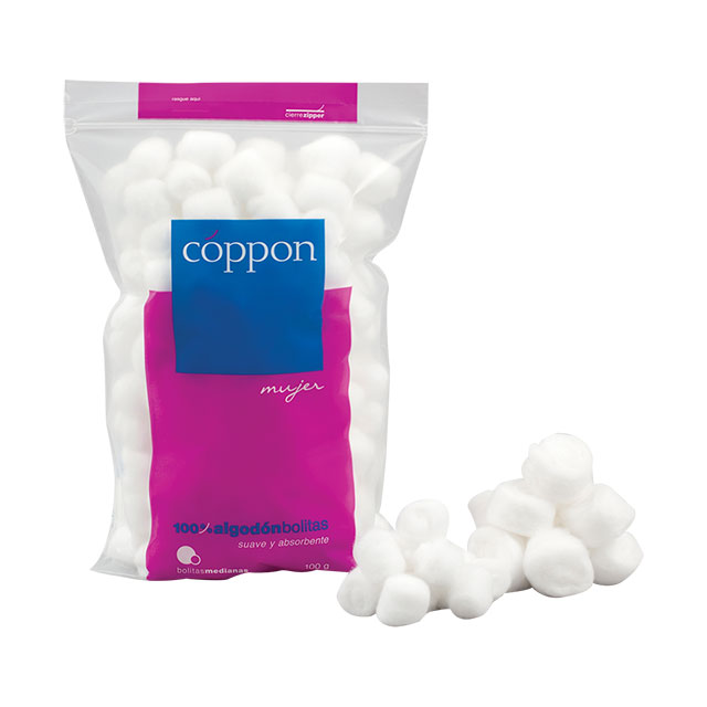 Coppon Algodón Bolitas Mujer 100 G - Mifarma