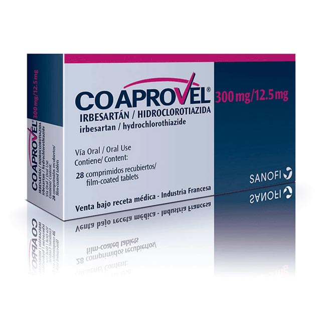 Coaprovel 300mg-12.5mg Comprimido - Mifarma
