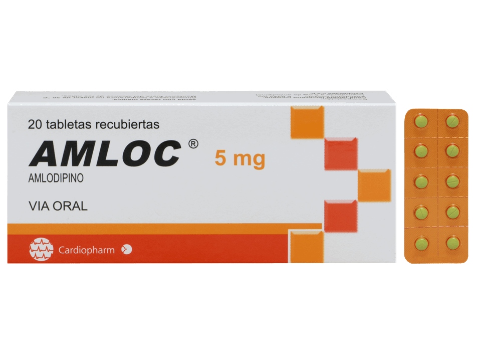 Amloc 5 Mg Tabletas Recubiertas 20un | Inkafarma